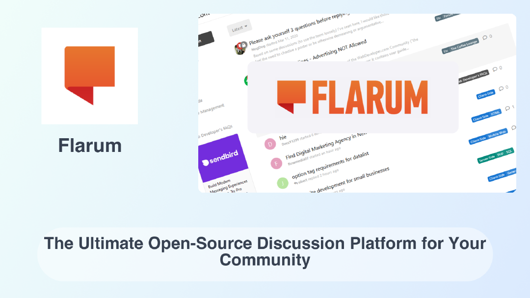 Flarum: The Ultimate Open-Source Discussion Platform for Your Community | OctaByte Blog