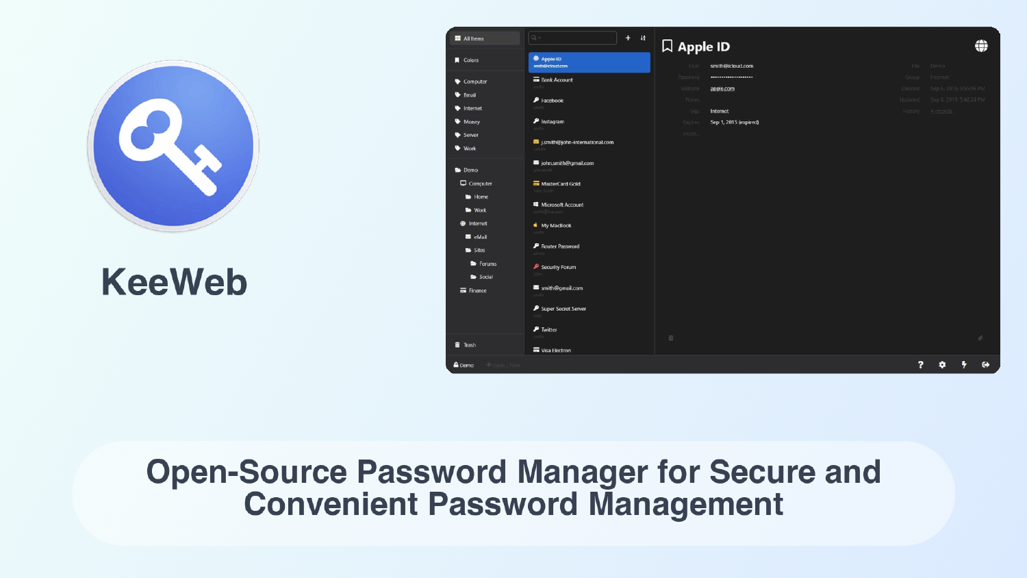 KeeWeb: Open-Source Password Manager for Secure and Convenient Password ...