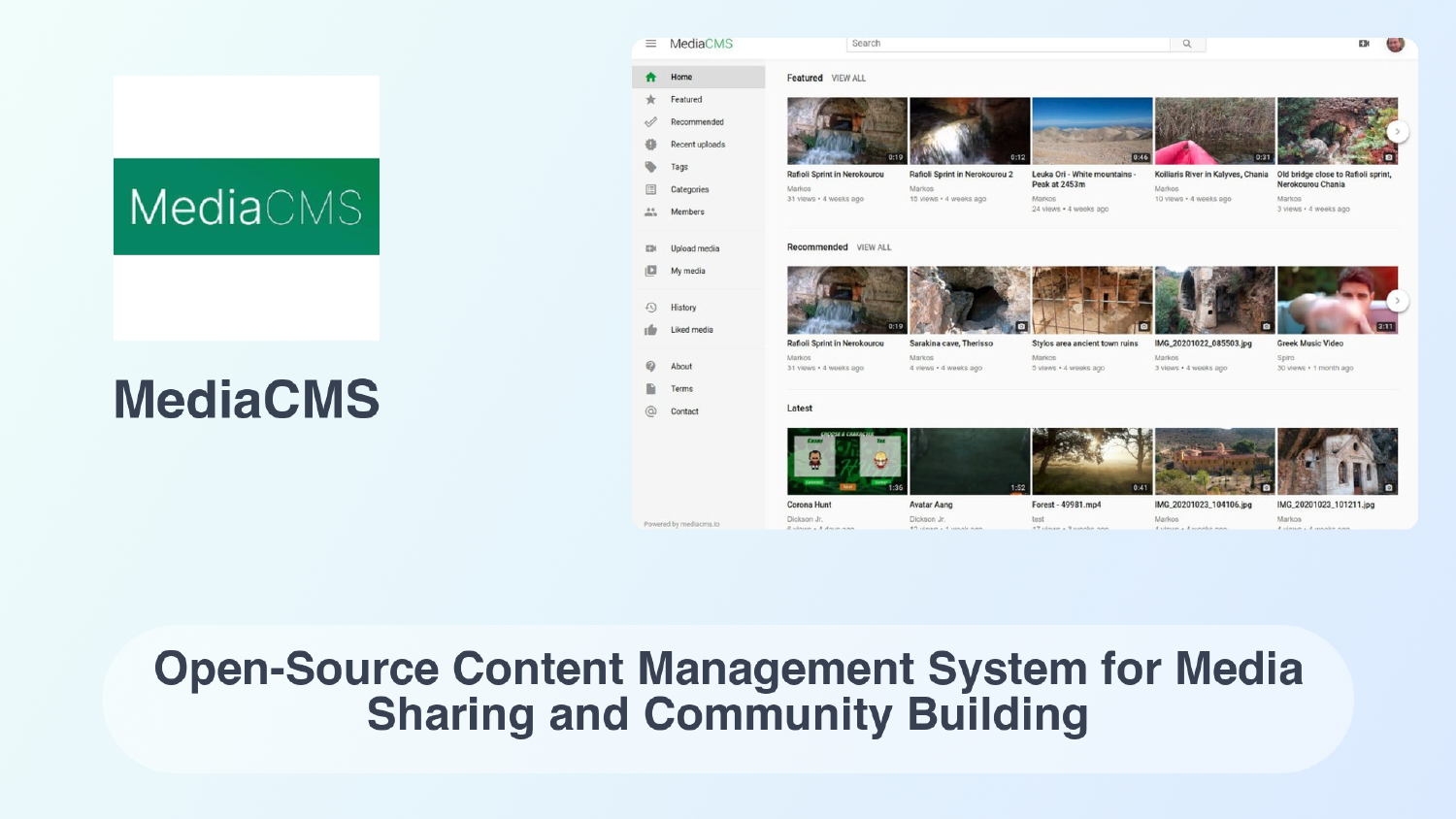 MediaCMS: Open-Source Content Management System for Media Sharing and Community Building ...