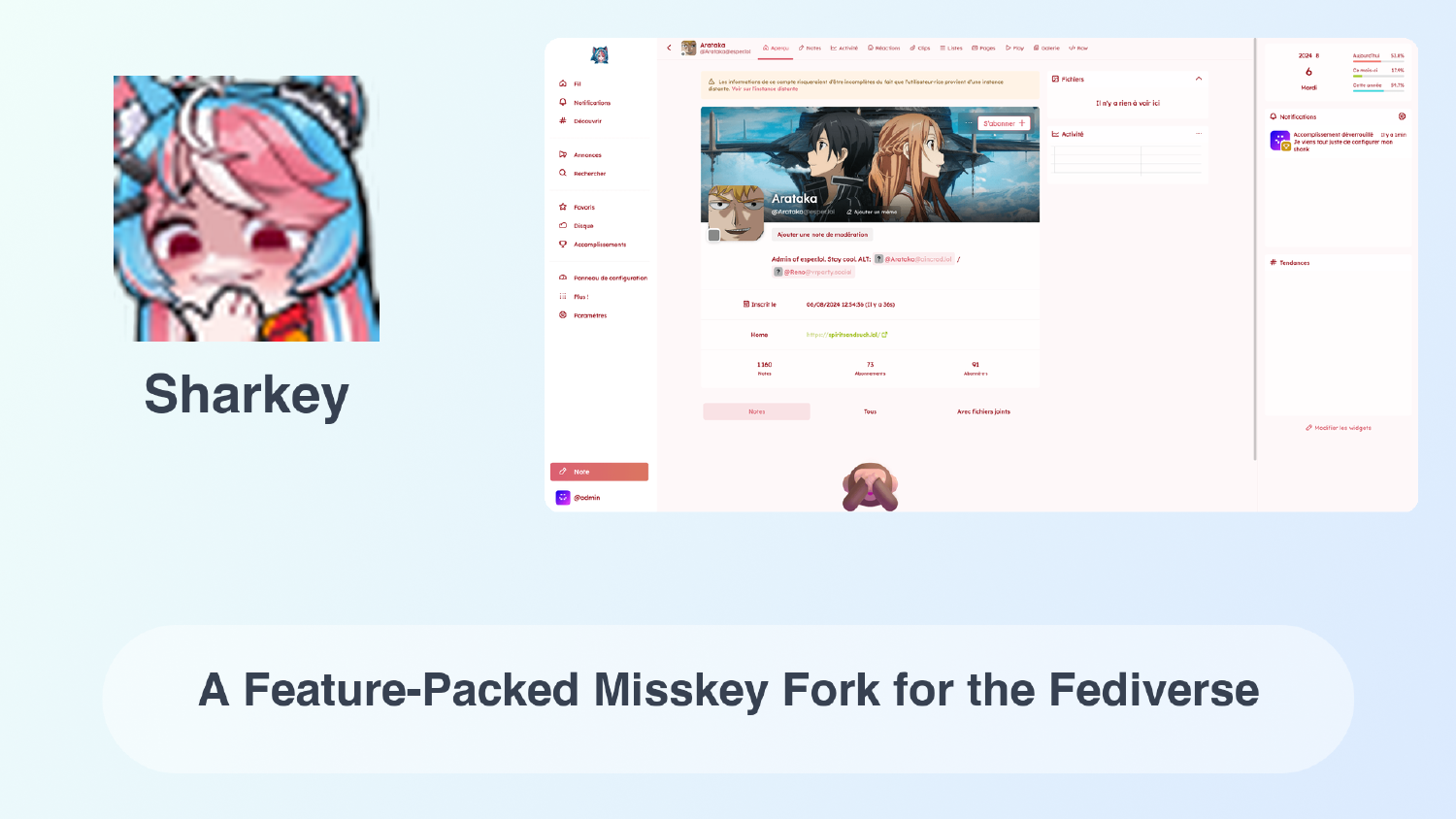 Sharkey: A Feature-Packed Misskey Fork for the Fediverse | OctaByte Blog