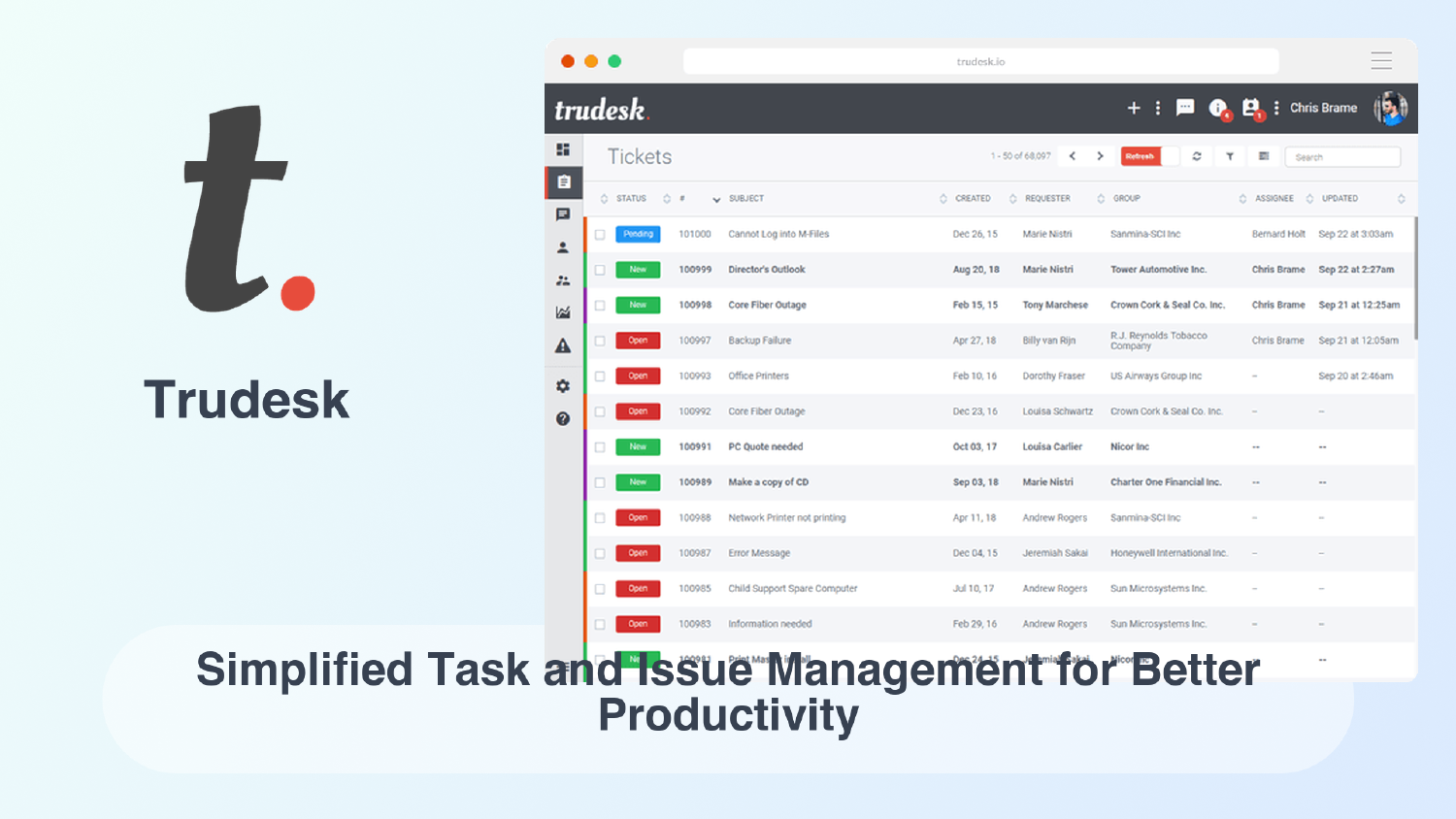 Trudesk: Simplified Task and Issue Management for Better Productivity | OctaByte Blog
