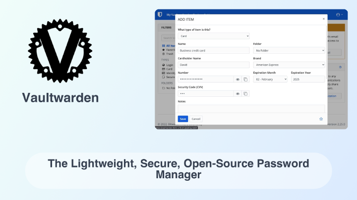 Vaultwarden: The Lightweight, Secure, Open-Source Password Manager ...