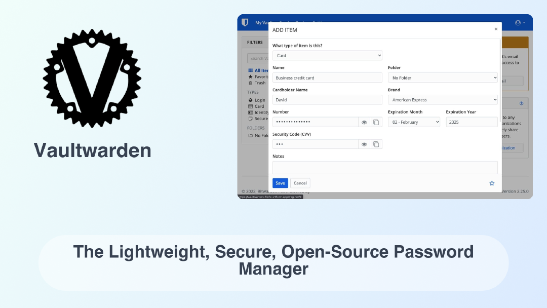 Vaultwarden The Lightweight Secure Open Source Password Manager Octabyte Blog