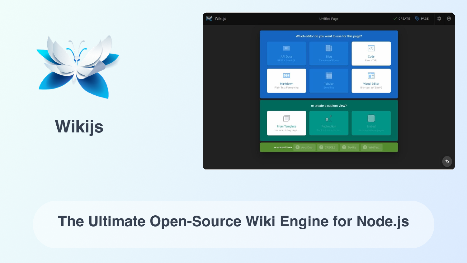 Wikijs: The Ultimate Open-Source Wiki Engine for Node.js | OctaByte Blog