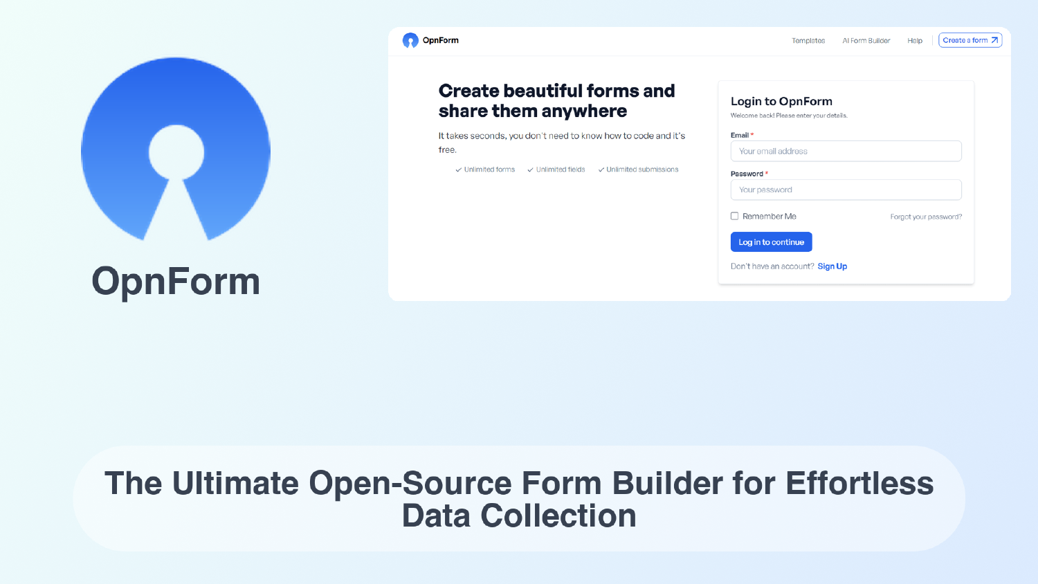 OpnForm: The Ultimate Open-Source Form Builder for Effortless Data Collection | OctaByte Blog
