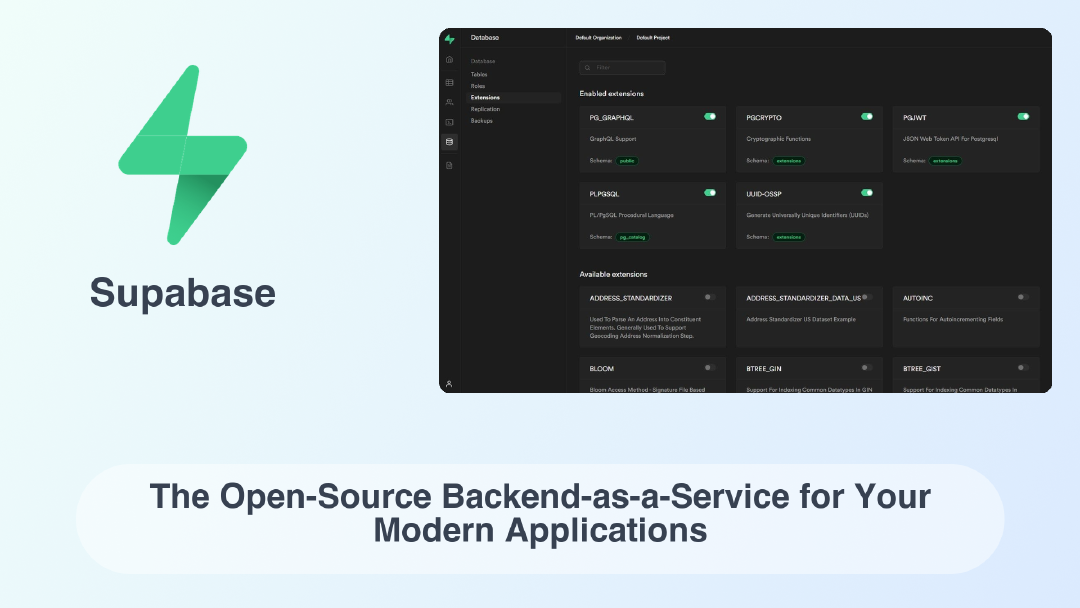 Supabase: The Open-Source Backend-as-a-Service for Your Modern Applications | OctaByte Blog